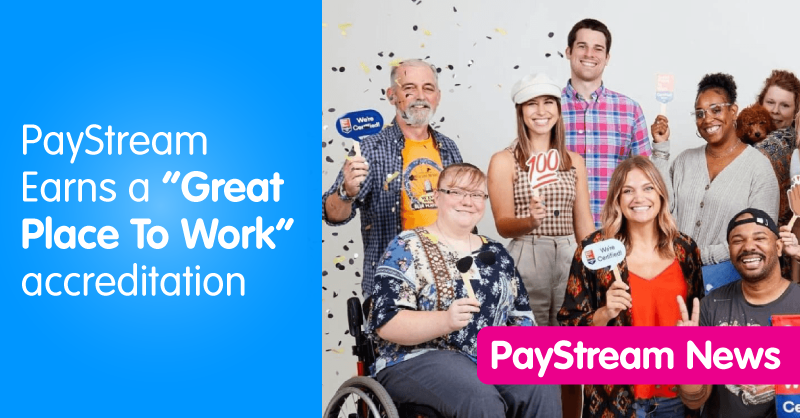 PayStream Earns "A Great Place To Work" Accreditation | PayStream