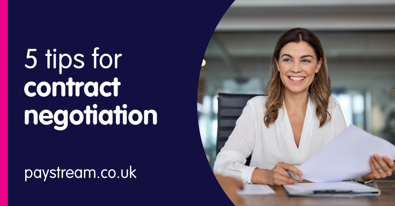 5 tips for contract negotiation | PayStream