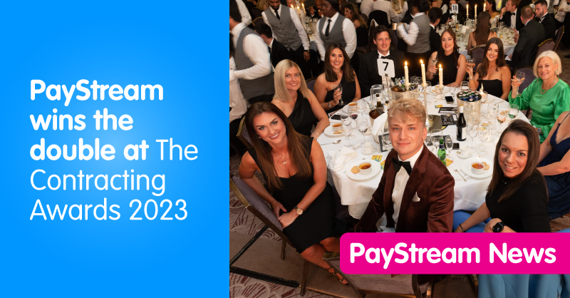 PayStream wins the double at The Contracting Awards 2023 | PayStream
